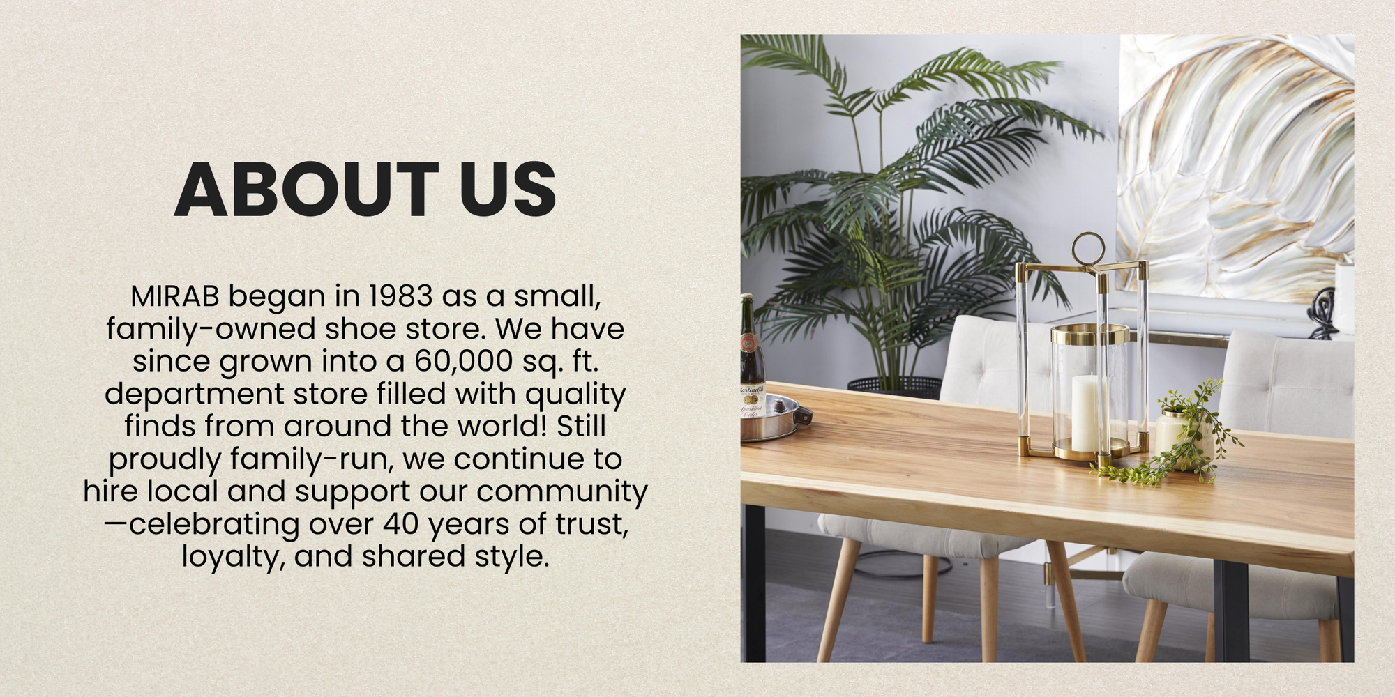 About Us – Mirab Department Store